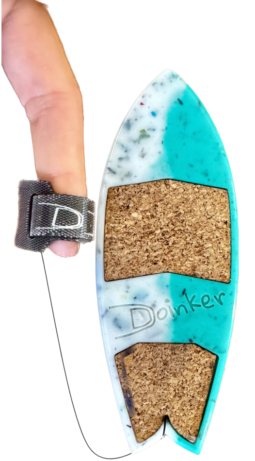 Shred-It Doinker Deck Complete Set: 50/50 Turquoise & White – Blair Conklin