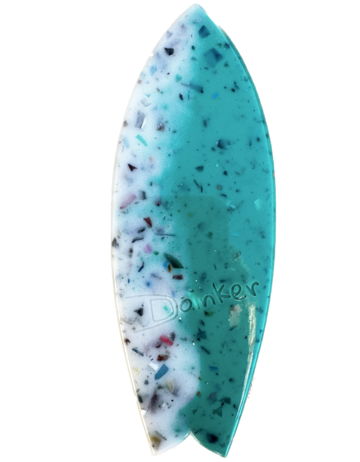 Shred-It Doinker Deck 50/50 Turquiose/White – Blair Conklin