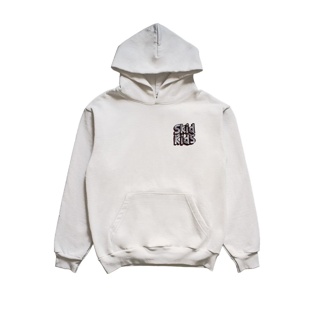 SKID KIDS HEAVY WEIGHT CREAM HOODIE – Blair Conklin
